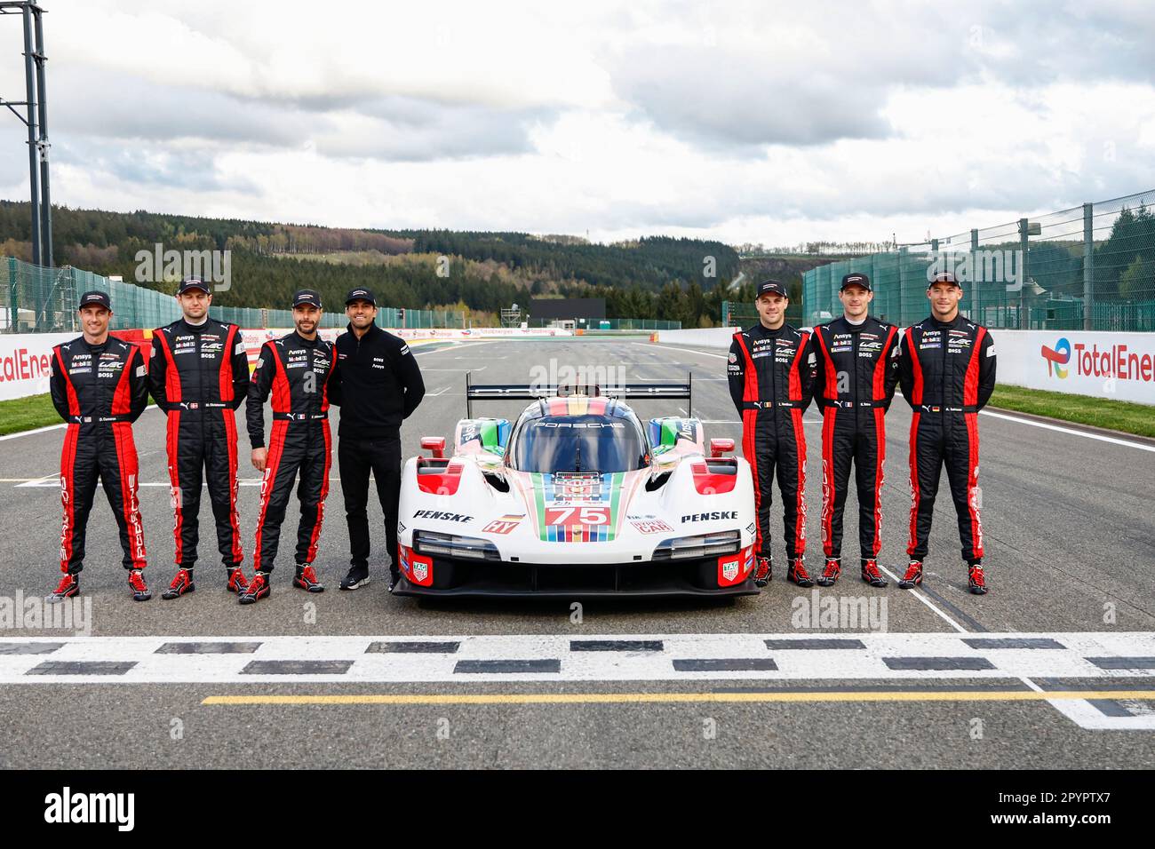 Porsche 963, Porsche Penske Motorsport, présentation du design spécial le Mans 2023, Dane ...