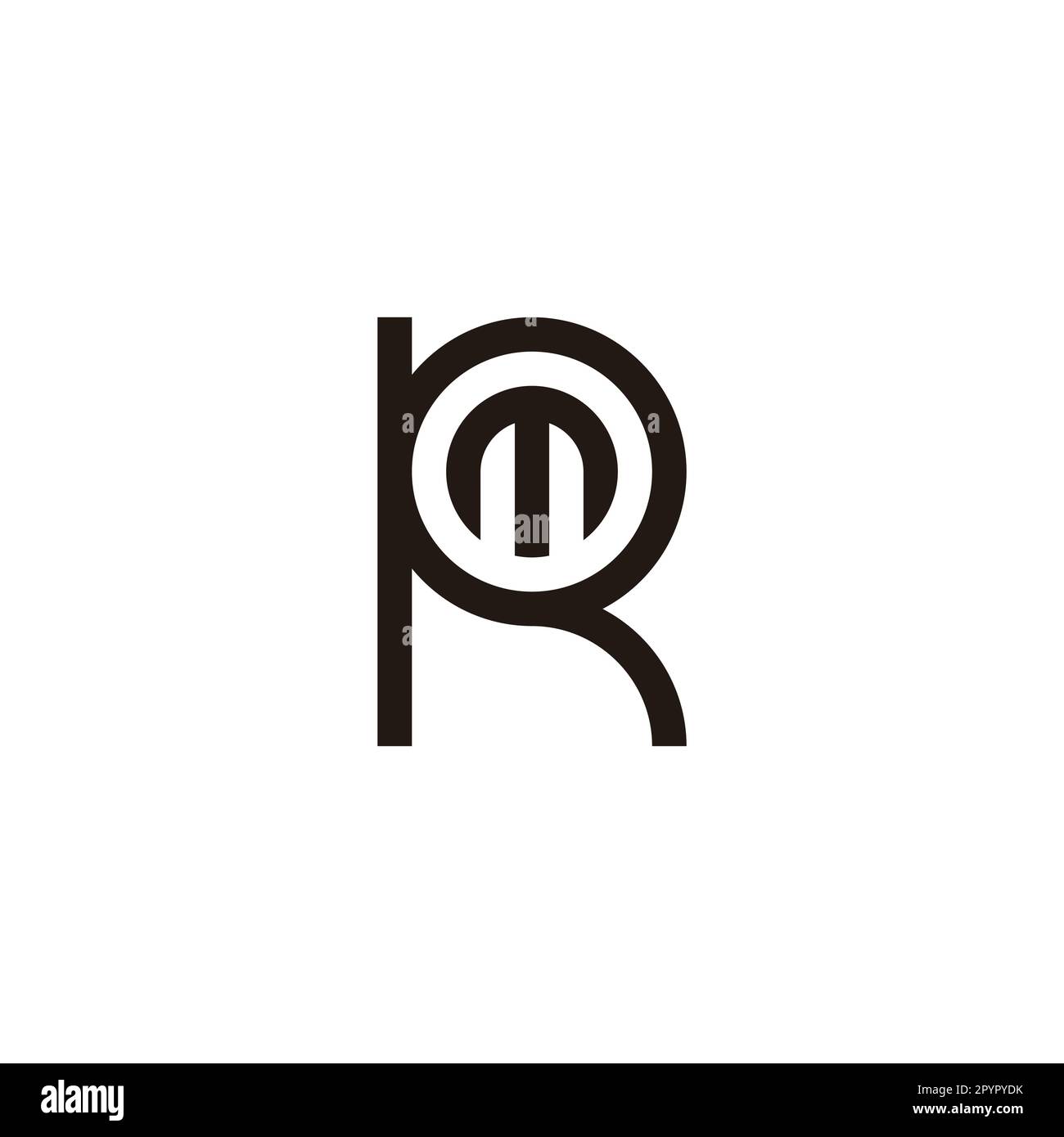 Lettre m r logo vecteurs vectoriels Banque de photographies et d’images ...