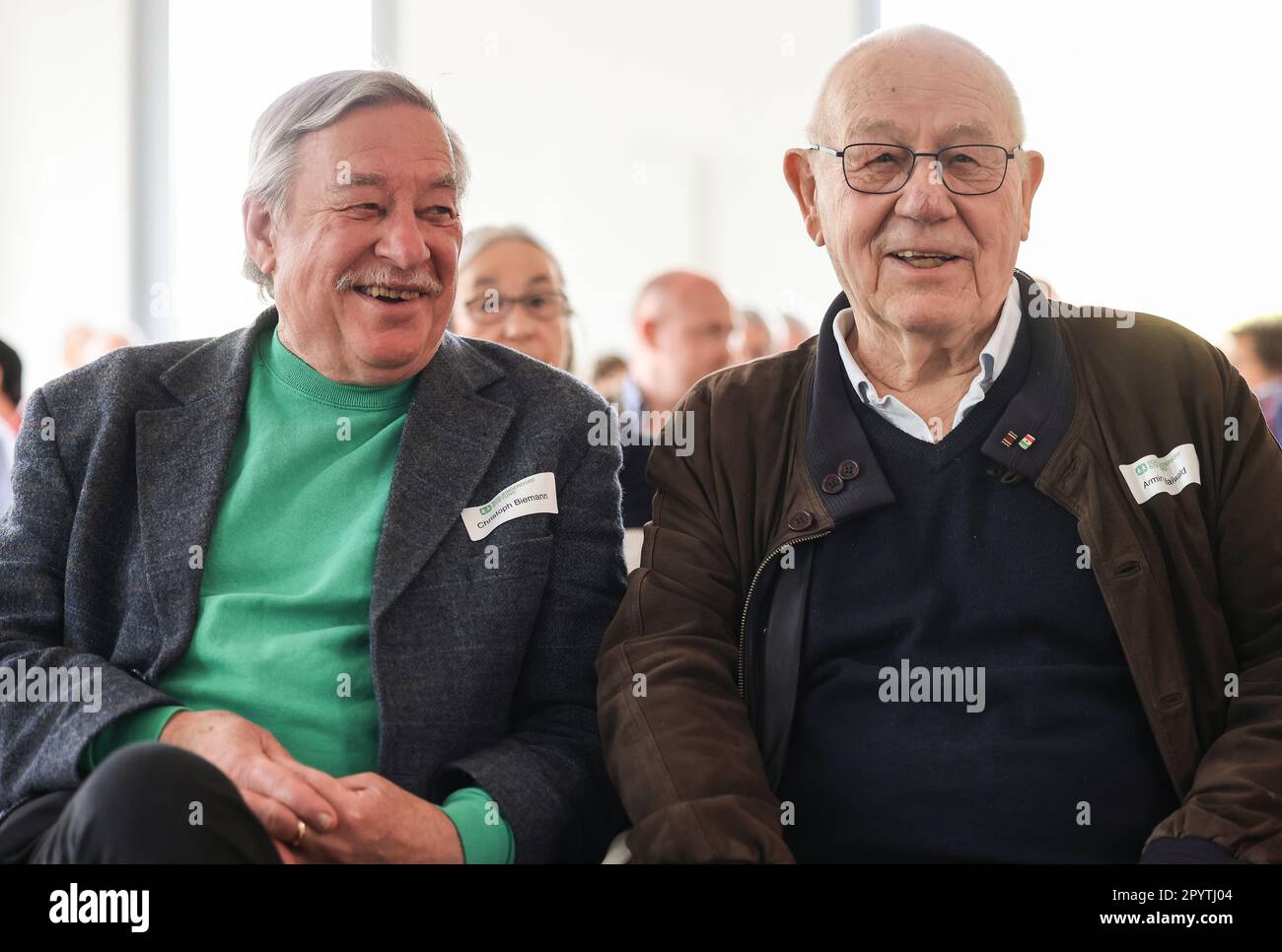 Düsseldorf, Allemagne. 05th mai 2023. Christoph Biemann (l), auteur ...