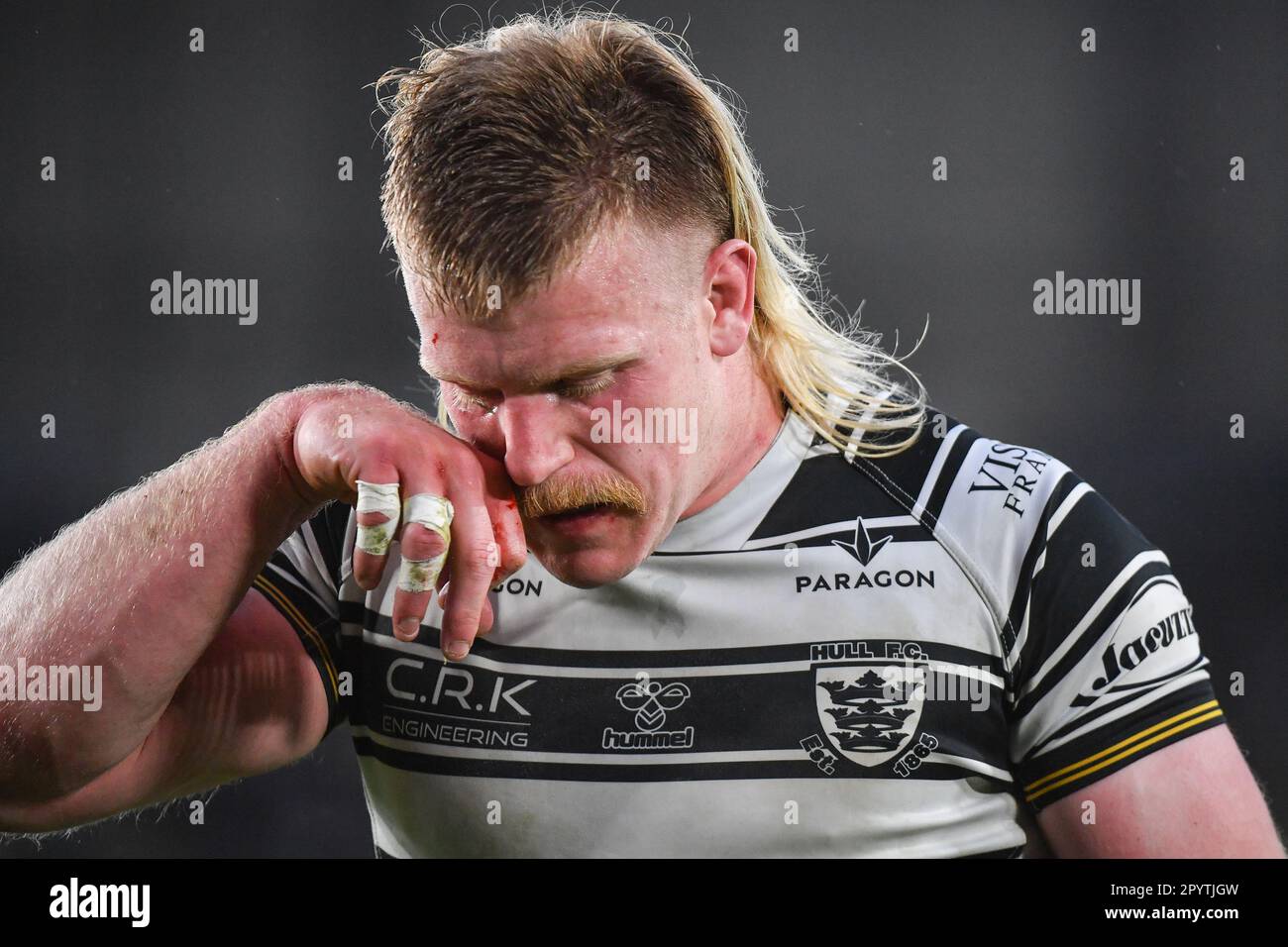 Hull, Angleterre - 4th mai 2023 - Brad Fash de Hull FC. Rugby League ...