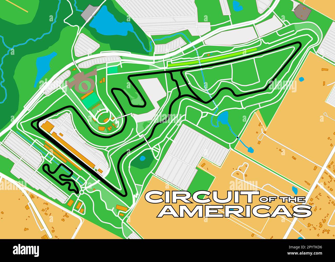 Racing circuit Banque d'images vectorielles - Alamy