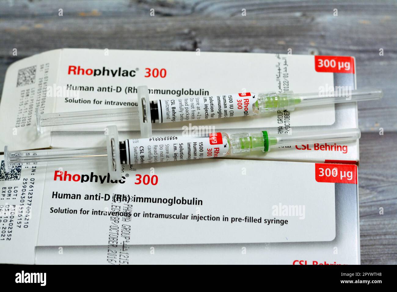 Le Caire, Egypte, 2 mai 2023: Immunoglobuline humaine anti-D (RH ...