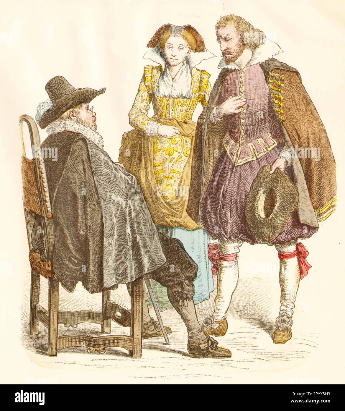 Mode 17e siècle et bourgeois Banque de photographies et d’images à ...