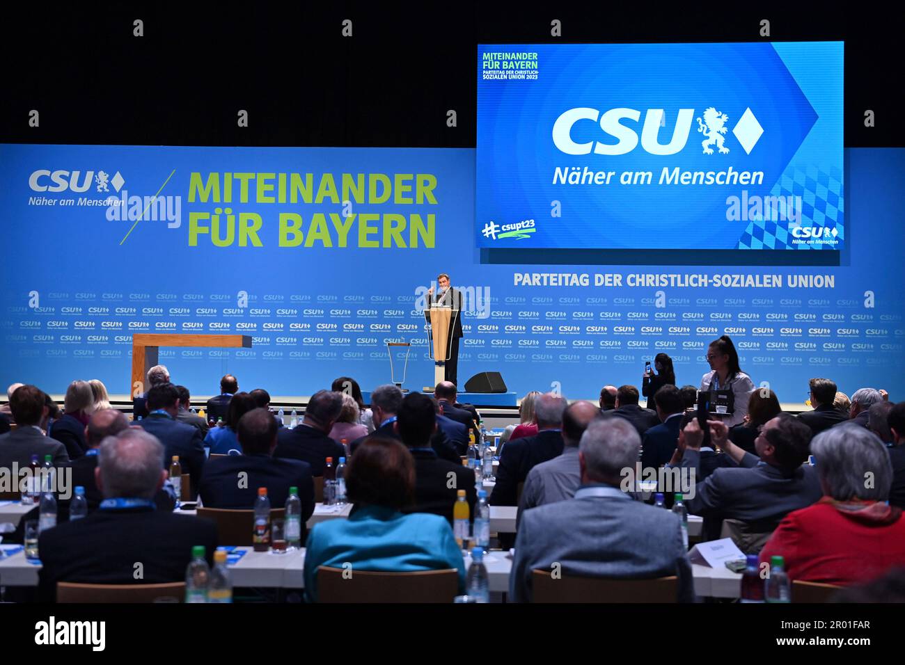 Markus SOEDER (Premier ministre de Bavière et Président du CSU) lors de ...