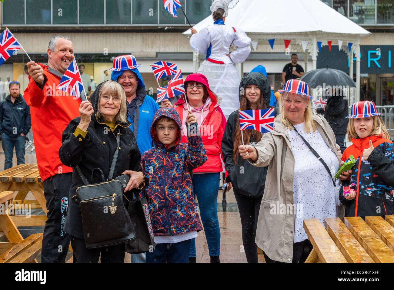 Coventry, West Midlands, Royaume-Uni. 6th mai 2023. Des gens de tout le ...