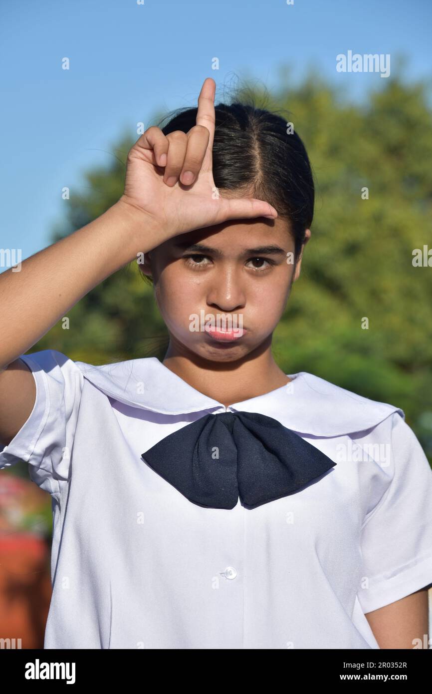 A teen girl Banque de photographies et d’images à haute résolution - Alamy