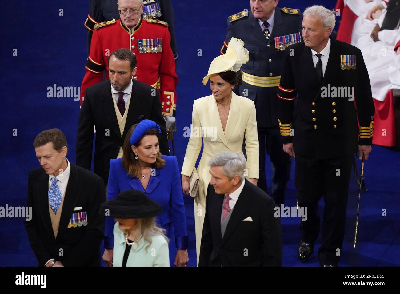Pippa Matthews and James Middleton with their parents Michael and ...