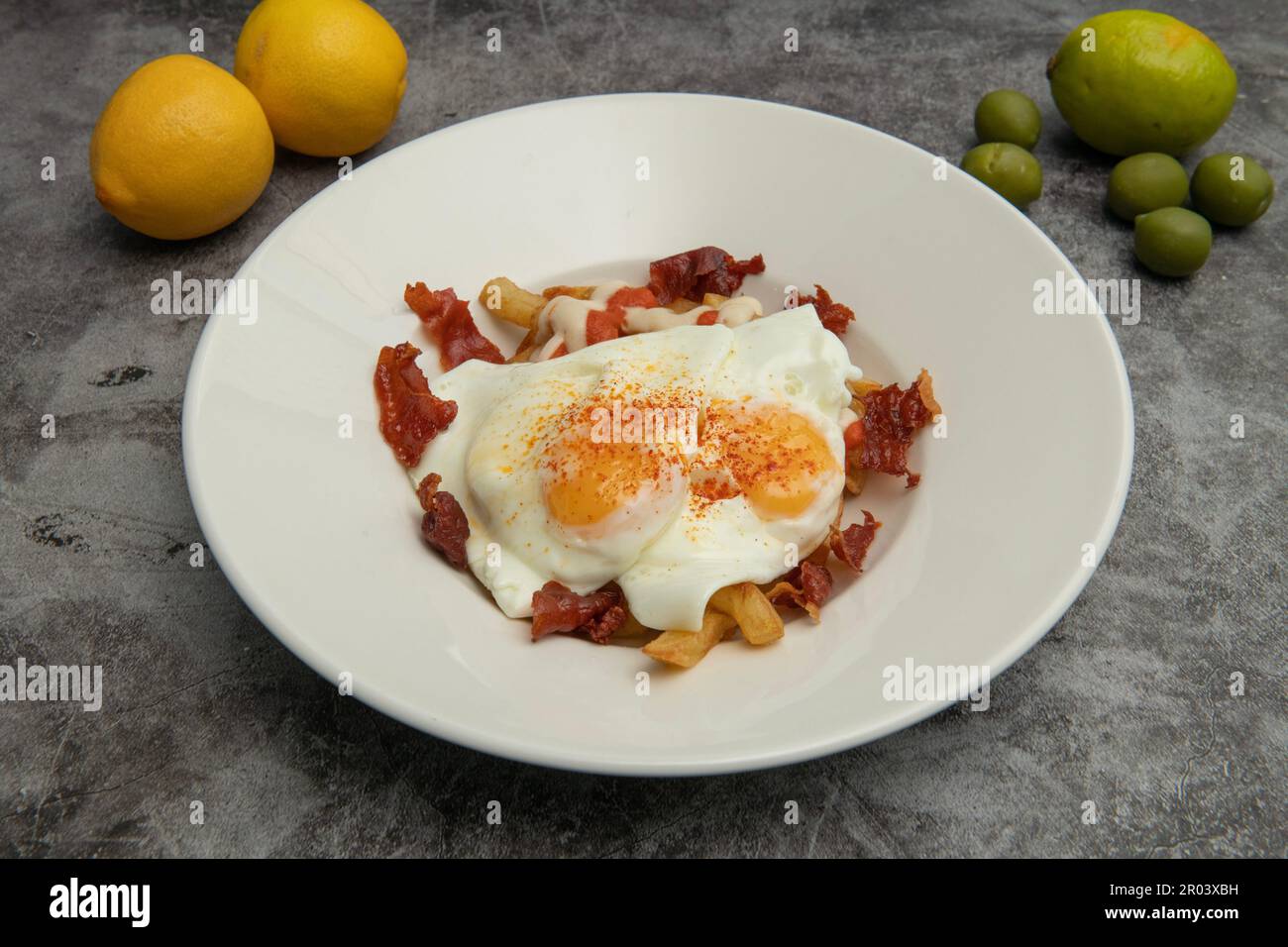 Huevos estrellados Banque de photographies et d’images à haute ...