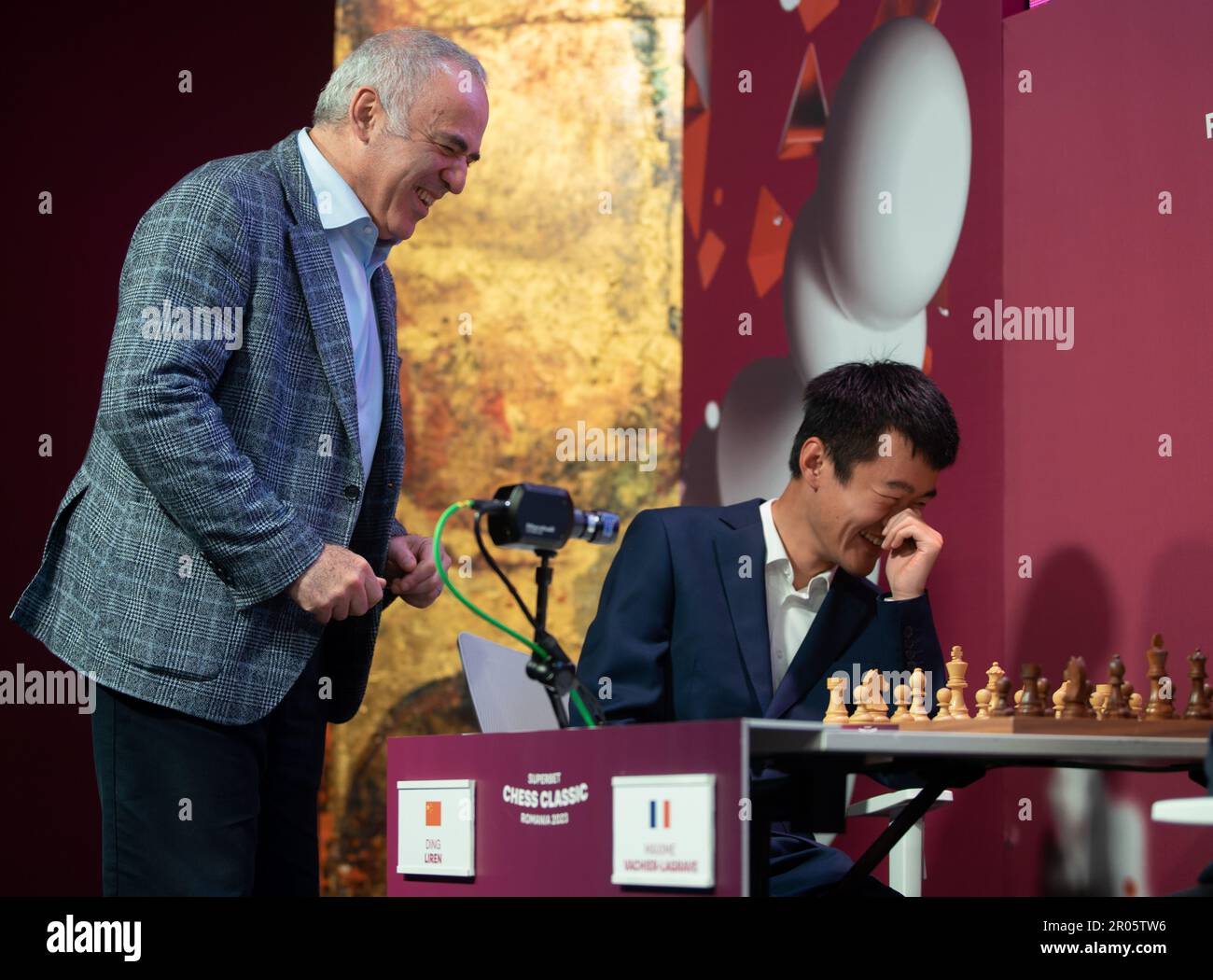 Bucarest, Roumanie. 6th mai 2023 : Garry Kasparov, grand-maître d ...