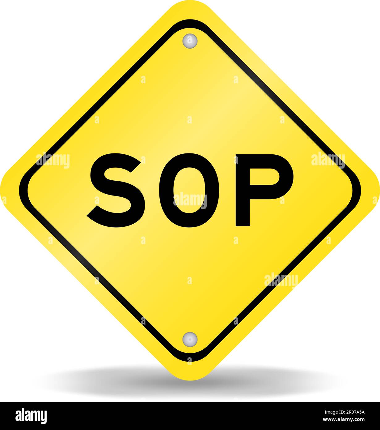 Sop sign Banque d'images vectorielles - Alamy