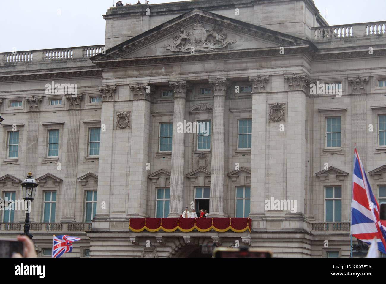 Buckingham Palace, Londres SW1A 1AA, Royaume-Uni. 6 mai 2023. Suite à ...