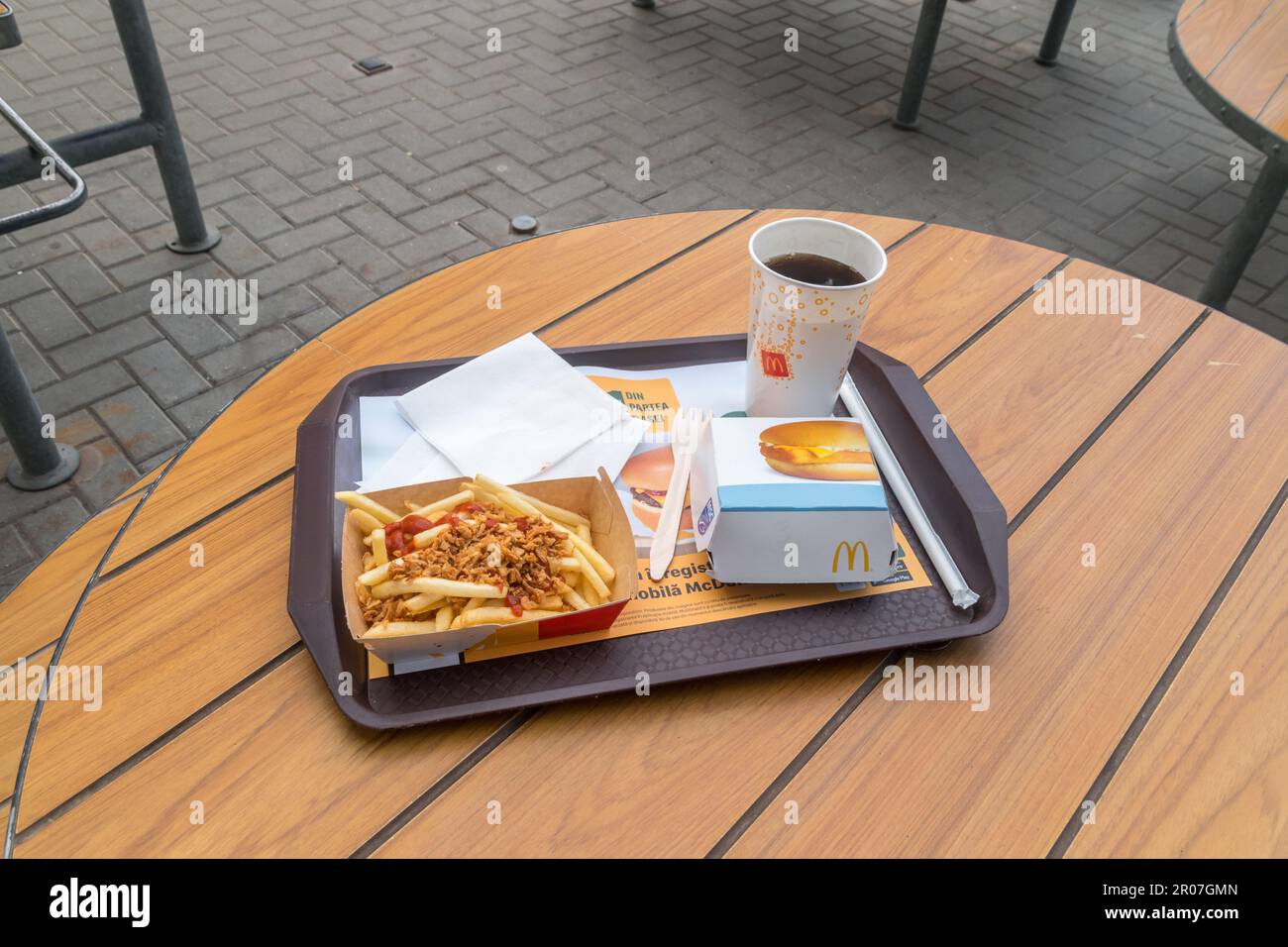 Chisinau, Moldova - 8 mars 2023 : repas moyen de filet-O-poisson ...