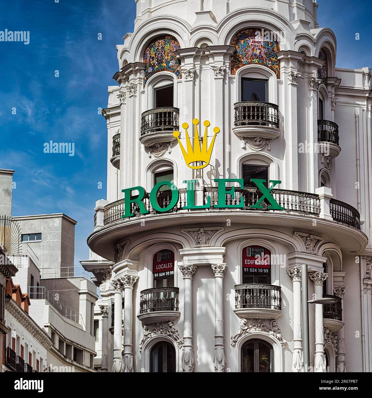 Edificio herbe gran via Banque de photographies et d’images à haute ...