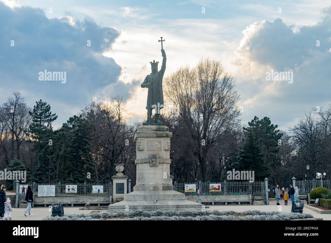 Chisinau, Moldavie - 8 mars 2023 : Stephen le Grand Monument ...