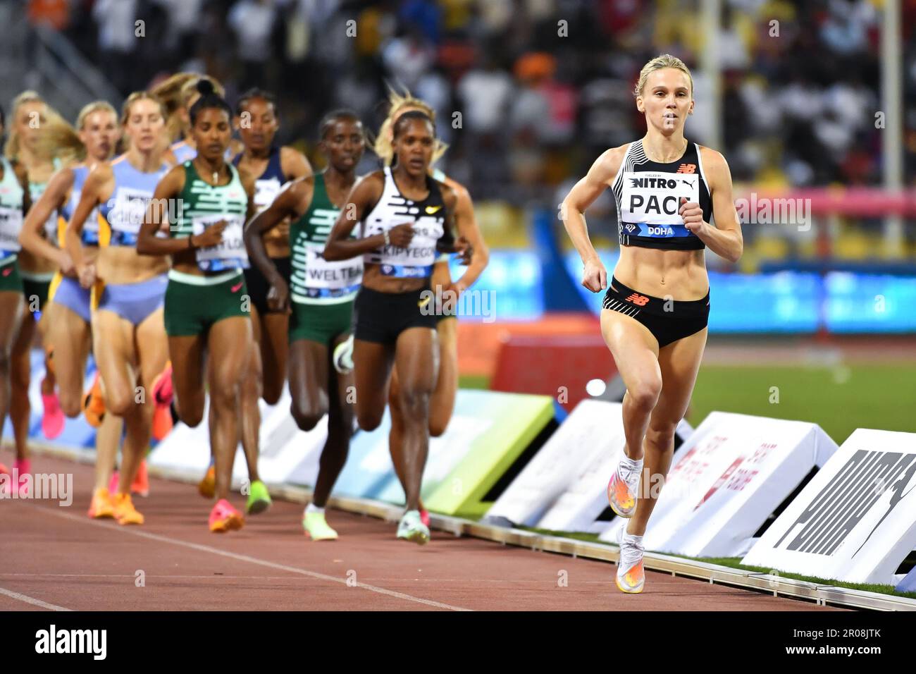 Doha, Qatar, 5 mai 2023. Sarah Billings, d'Australie, participe à la ...