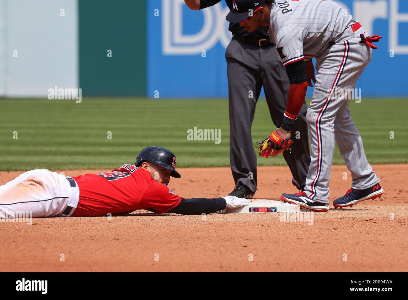 CLEVELAND, OH - MAY 07 : Cleveland Guardians shortstop Gabriel Arias ...
