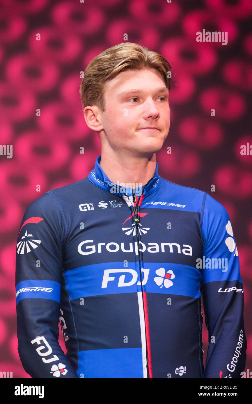 Lars Van Den Berg des pays-Bas - Groupama FDJ vu pendant le Giro d'Italia 106th 2023. La ...