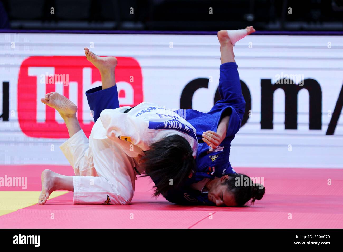 Stade Ali Bin Hamad Al Attiyah, Doha, Qatar. 7th mai 2023. (G-D) Wakana Koga (JPN), Blandine ...