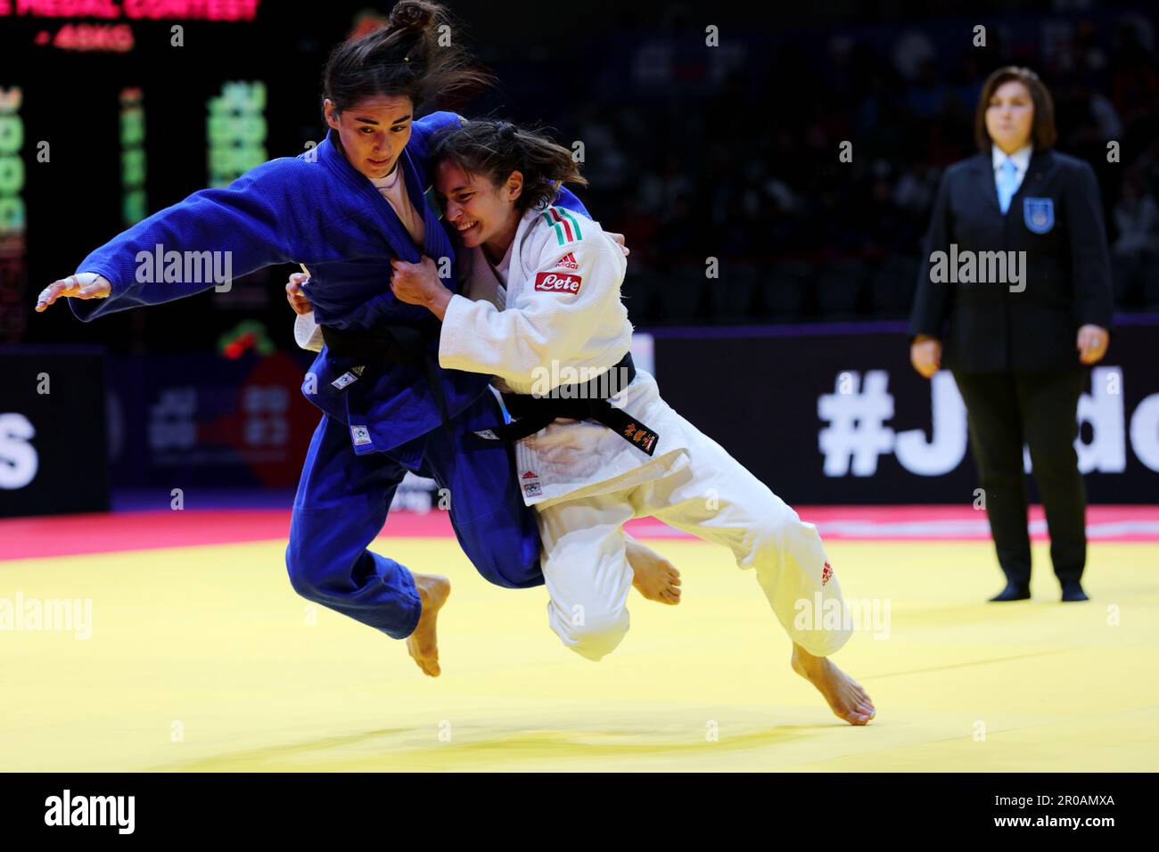 Stade Ali Bin Hamad Al Attiyah, Doha, Qatar. 7th mai 2023. (G-D) Abiba Abuzhakynova (KAZ ...