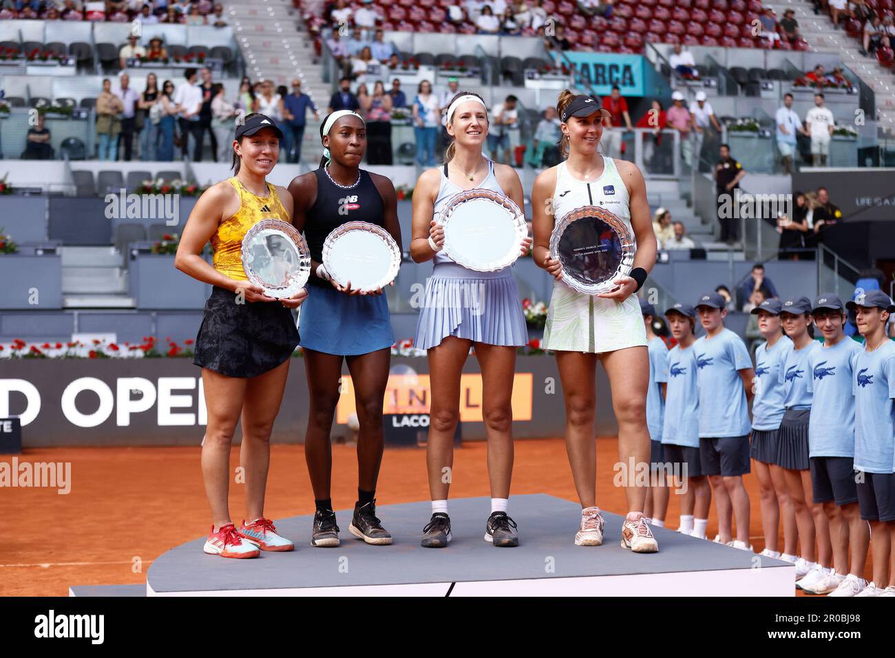 Madrid, Espagne. 07th mai 2023. Beatriz Haddad Maia du Brésil et ...