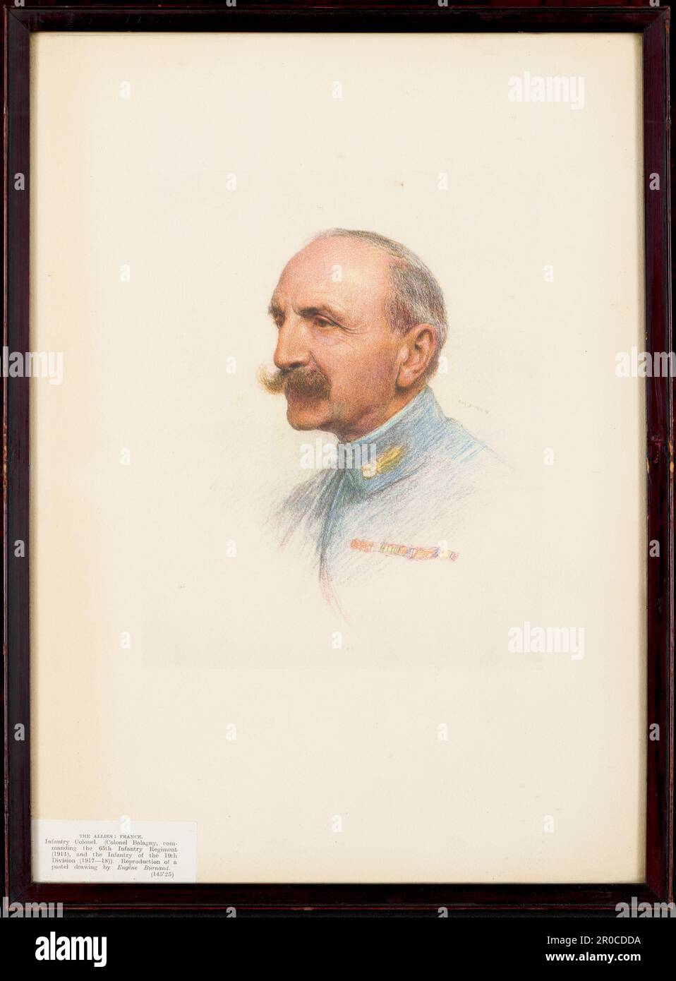 Les alliés: France: Colonel d'infanterie (reproduction). Eugène Burnand ...