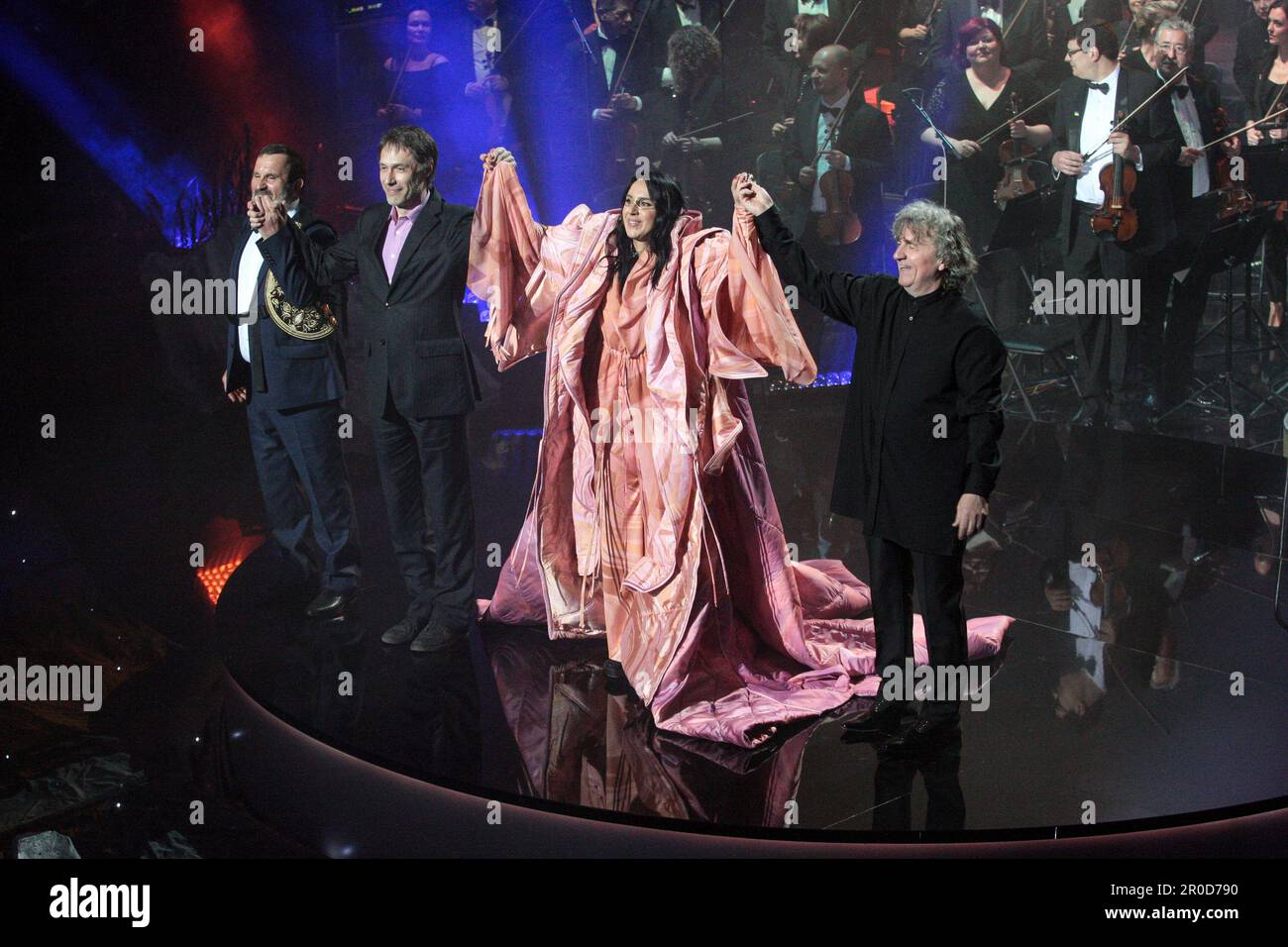 KIEV, UKRAINE - 5 MAI 2023 - Jamala, une chanteuse ukrainienne qui a ...