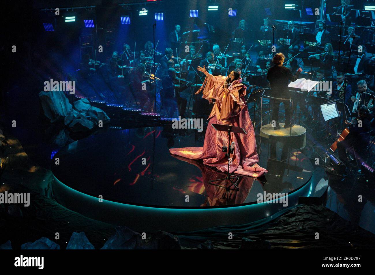 KIEV, UKRAINE - 5 MAI 2023 - Jamala, une chanteuse ukrainienne qui a ...