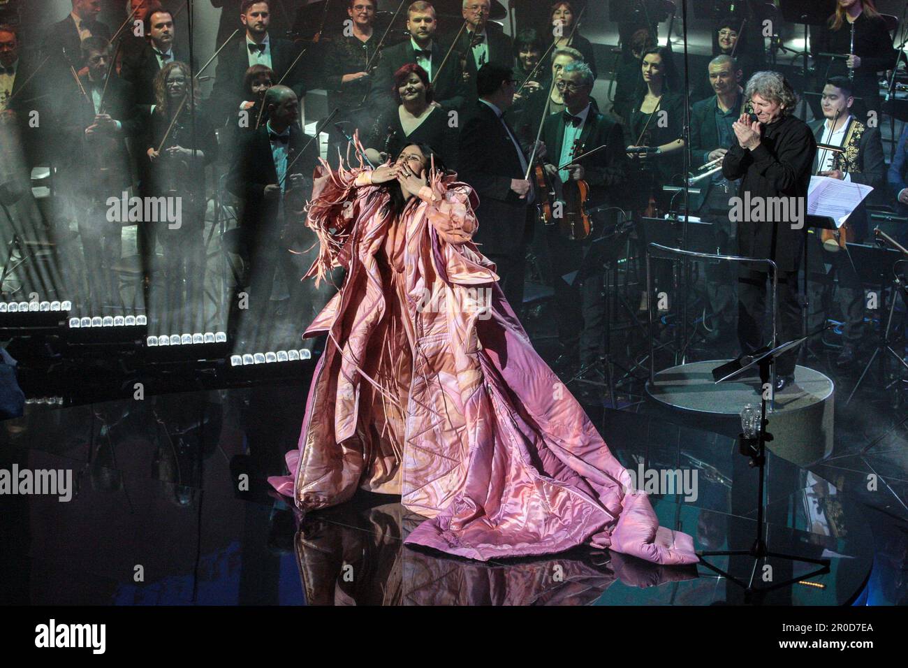 KIEV, UKRAINE - 5 MAI 2023 - Jamala, une chanteuse ukrainienne qui a ...