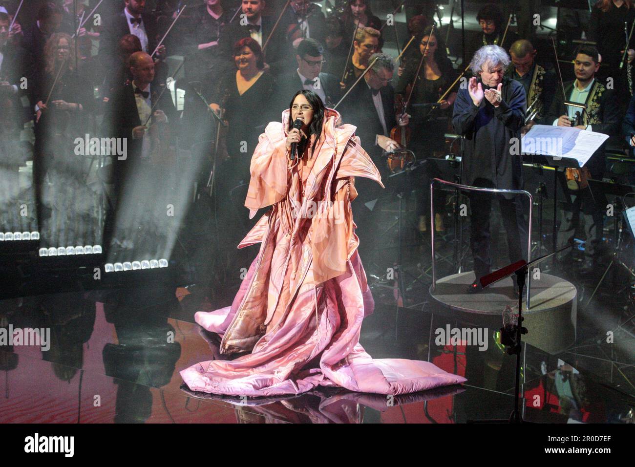 KIEV, UKRAINE - 5 MAI 2023 - Jamala, une chanteuse ukrainienne qui a ...