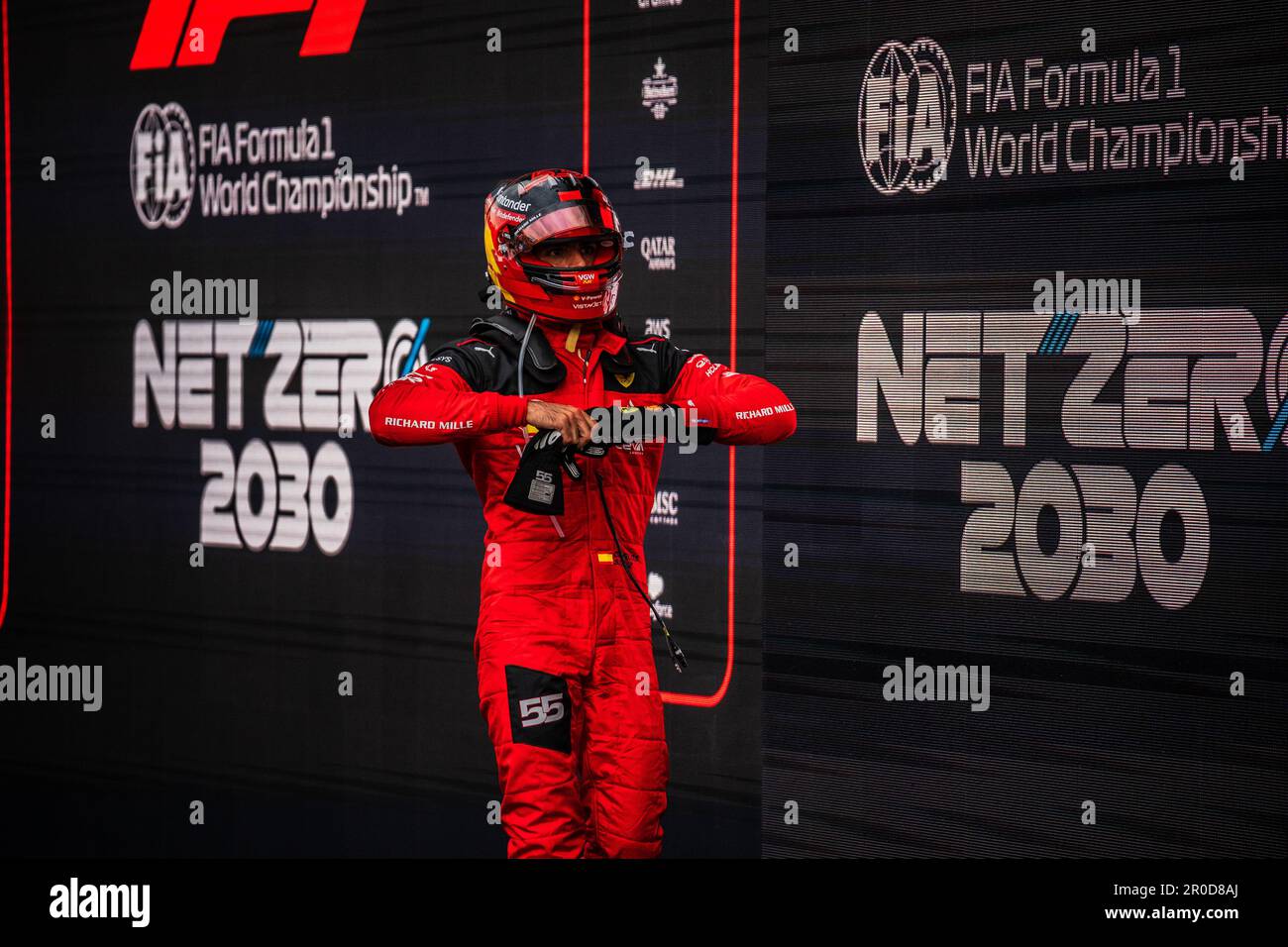 BAKOU, AZERBAÏDJAN, circuit de la ville de bakou, 30 avril 2023 : n° 55 ...