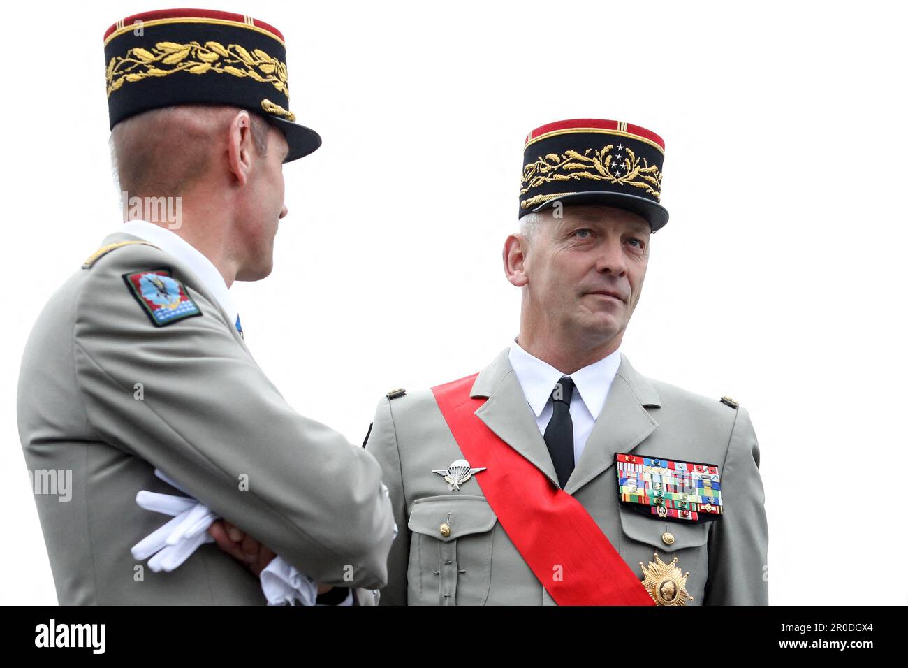 Général François Lecointre lors de l'hommage sur la tombe du Soldat ...