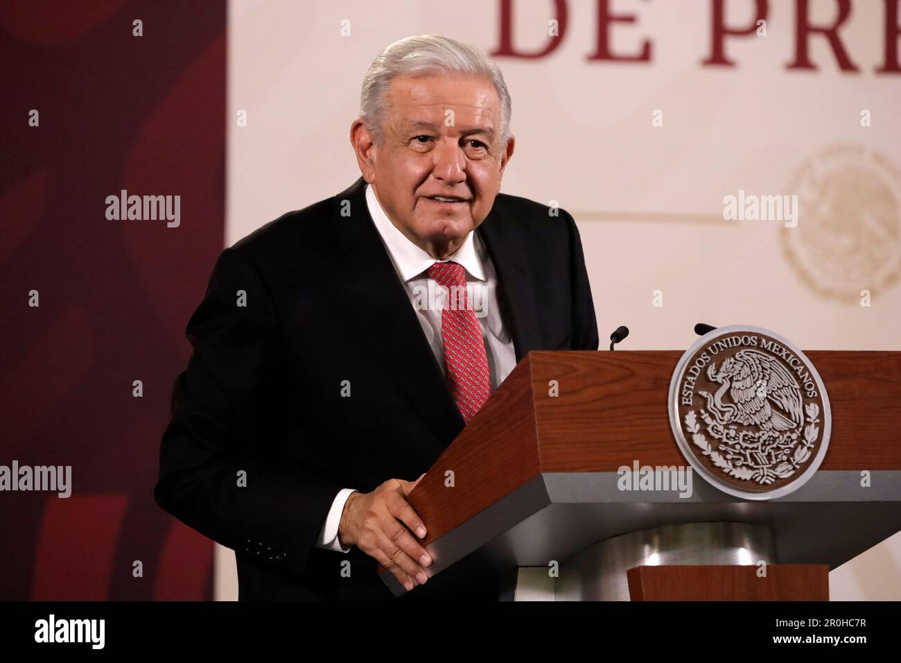 8 mai 2023, Mexico, Mexique: Le président mexicain Andres Manuel Lopez ...