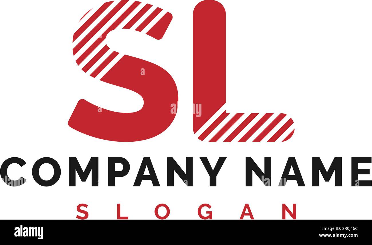 Logo lettre SL. Illustration vectorielle du logo de lettre SL - Vector ...