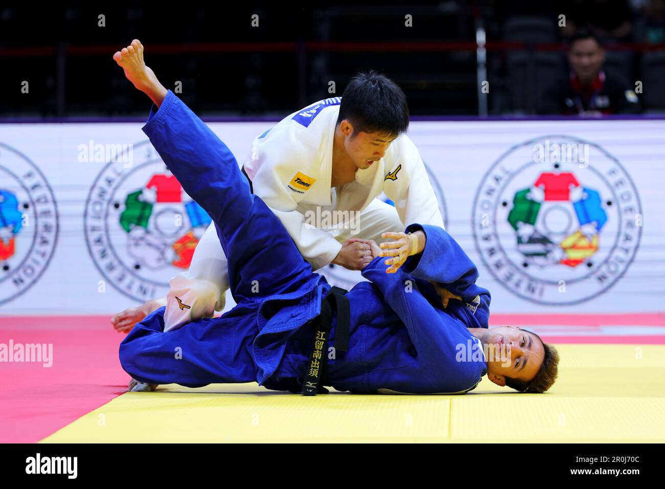 Stade Ali Bin Hamad Al Attiyah, Doha, Qatar. 8th mai 2023. (Haut-bas) Joshiro Maruyama (JPN ...