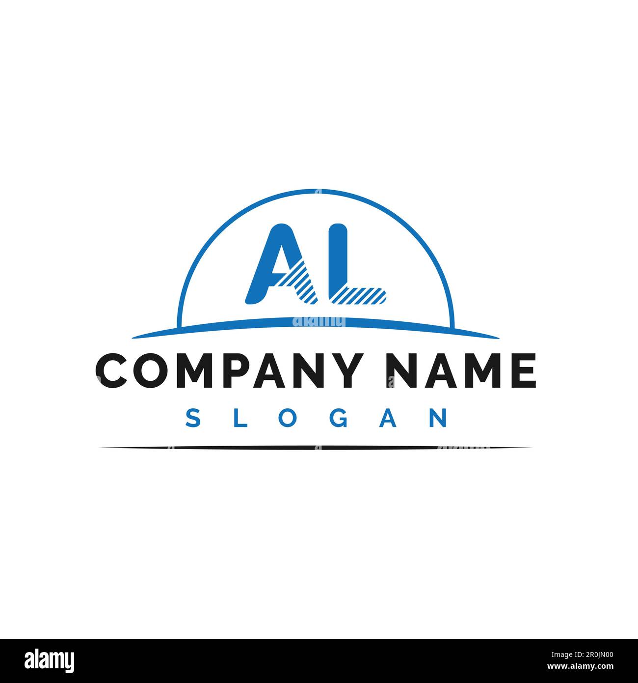 DESIGN DU logo AL Letter. ILLUSTRATION vectorielle du logo DE lettre AL ...