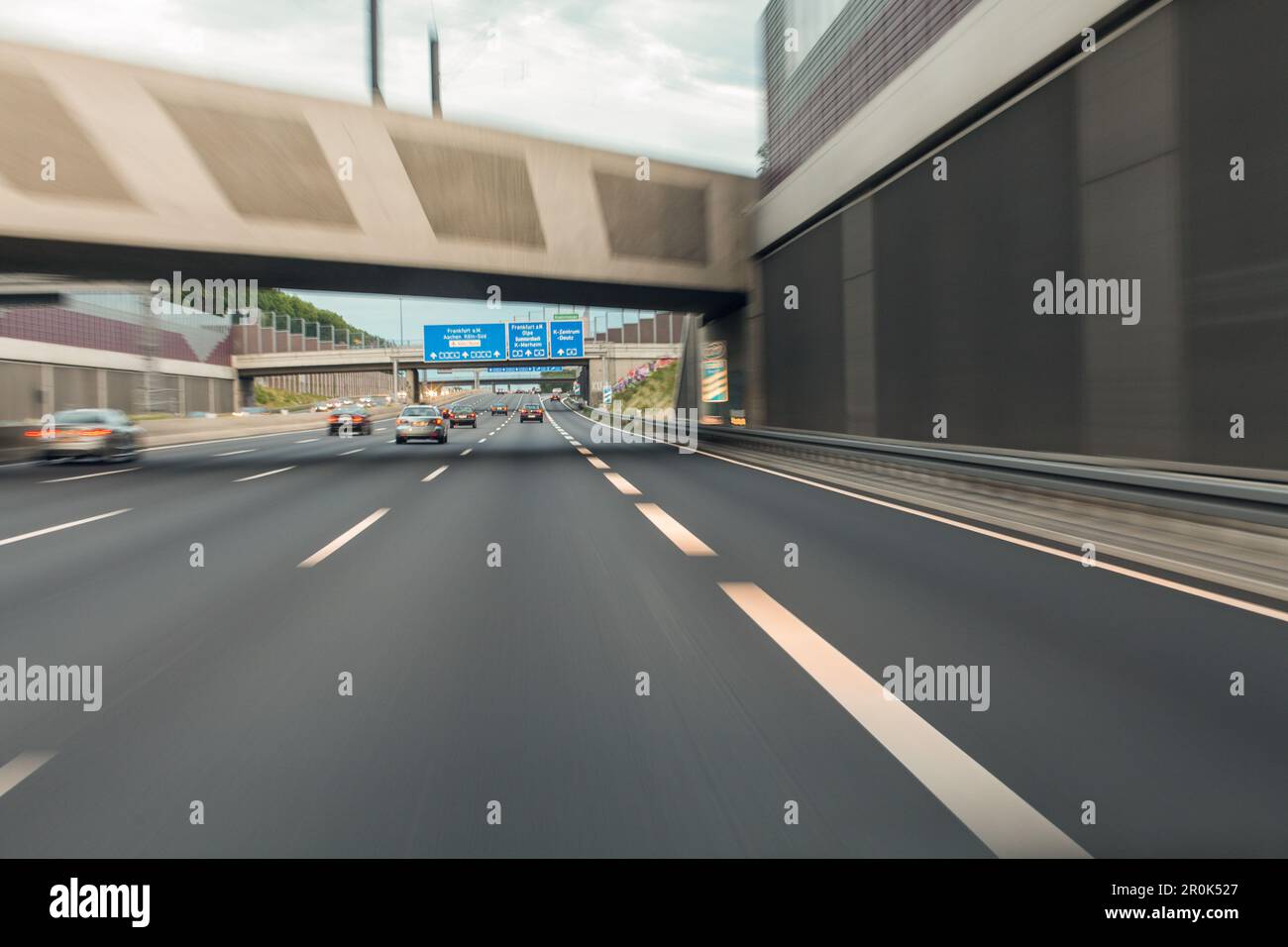 Autobahn allemand, camions, A1, autoroute, autoroute, autoroute ...