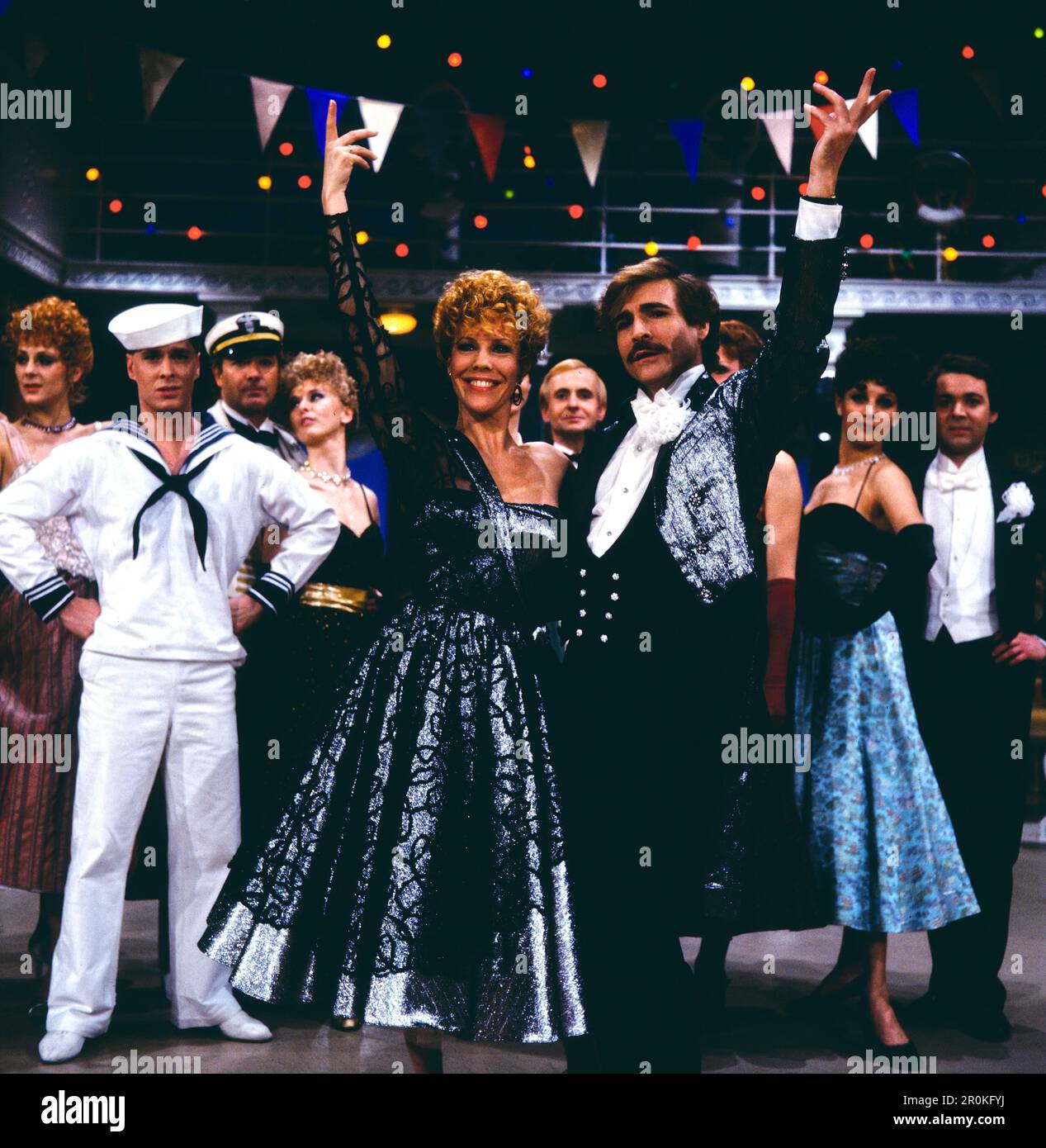 Erkennen Sie die Melodie, ZDF Musik-Quiz-Sendung, Deutschland, 1985 ...