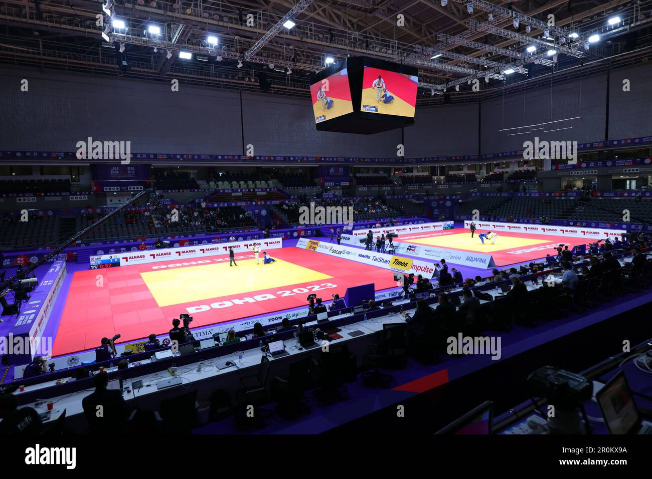 Stade Ali Bin Hamad Al Attiyah, Doha, Qatar. 8th mai 2023. Vue générale, 8 MAI 2023 -Judo ...