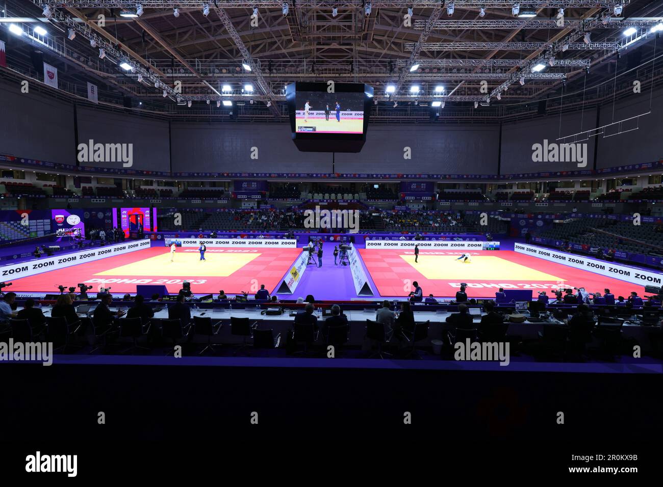 Stade Ali Bin Hamad Al Attiyah, Doha, Qatar. 8th mai 2023. Vue générale, 8 MAI 2023 -Judo ...