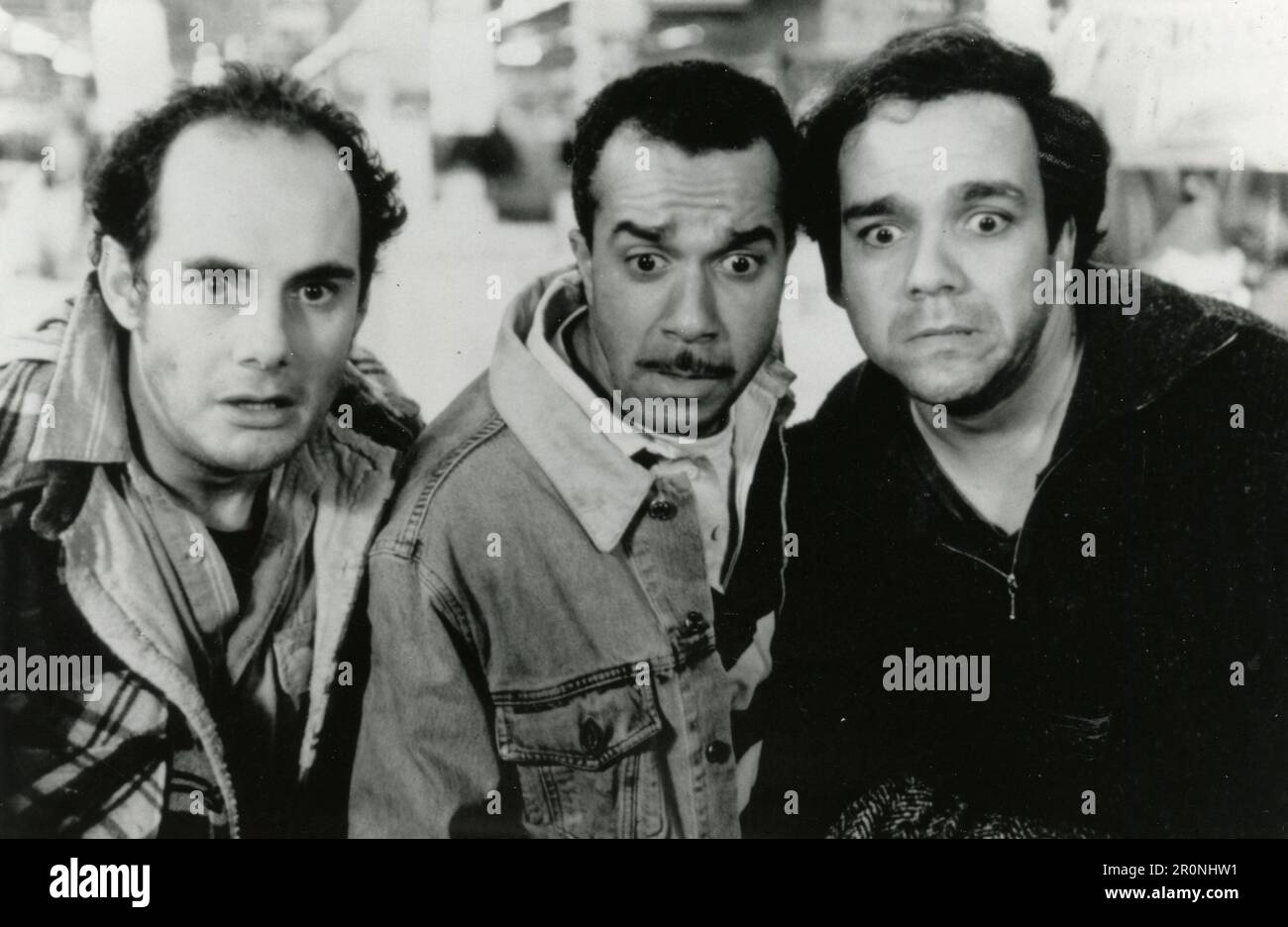 Les acteurs français Didier Bourdon, Bernard Campan et Pascal Legitimus ...