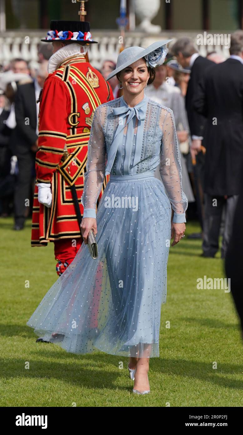 Kate, Princess of Wales, attends a Garden Party at Buckingham Palace ...