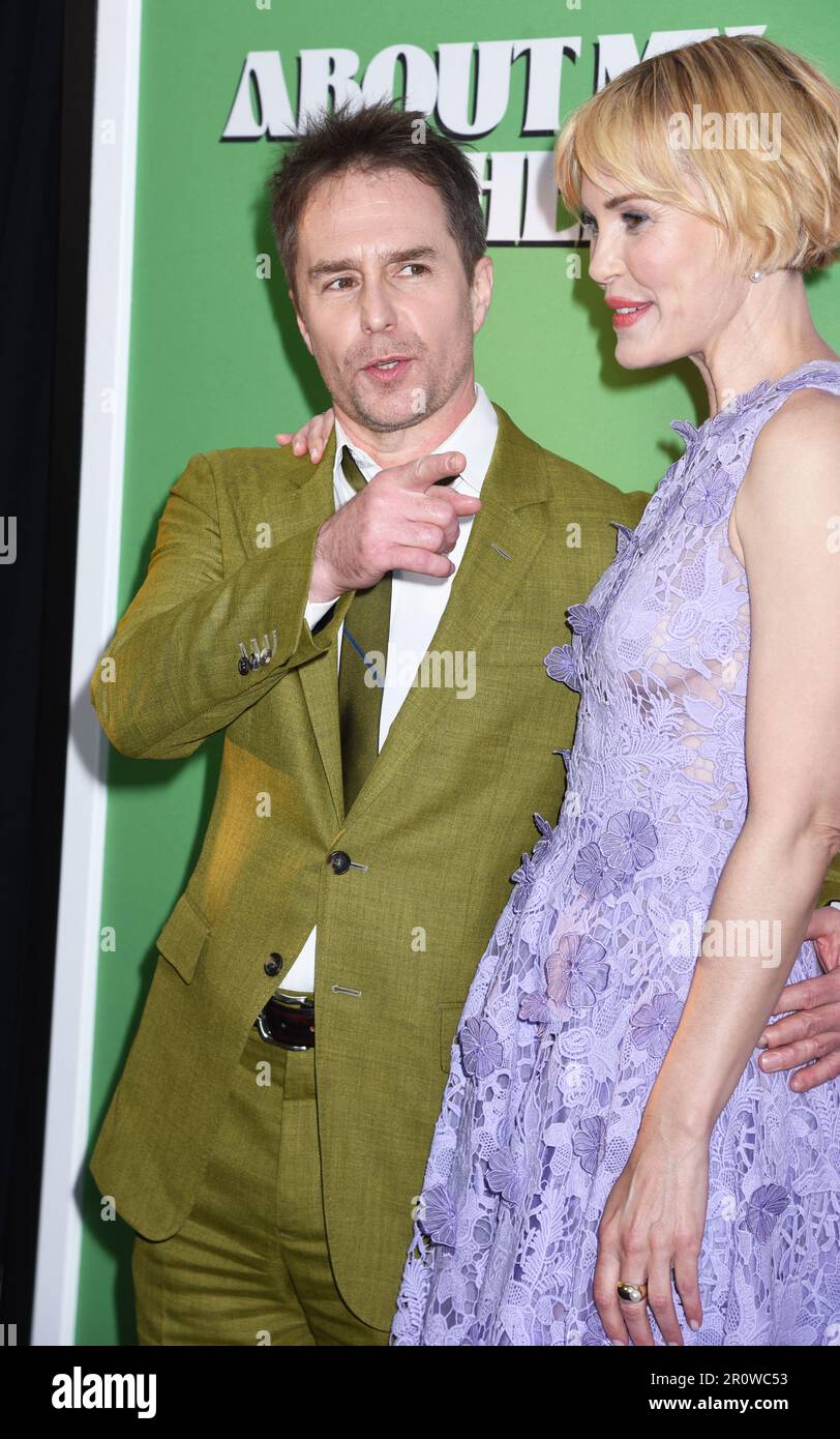 New York, États-Unis. 09th mai 2023. Sam Rockwell et Leslie Bibb à la ...