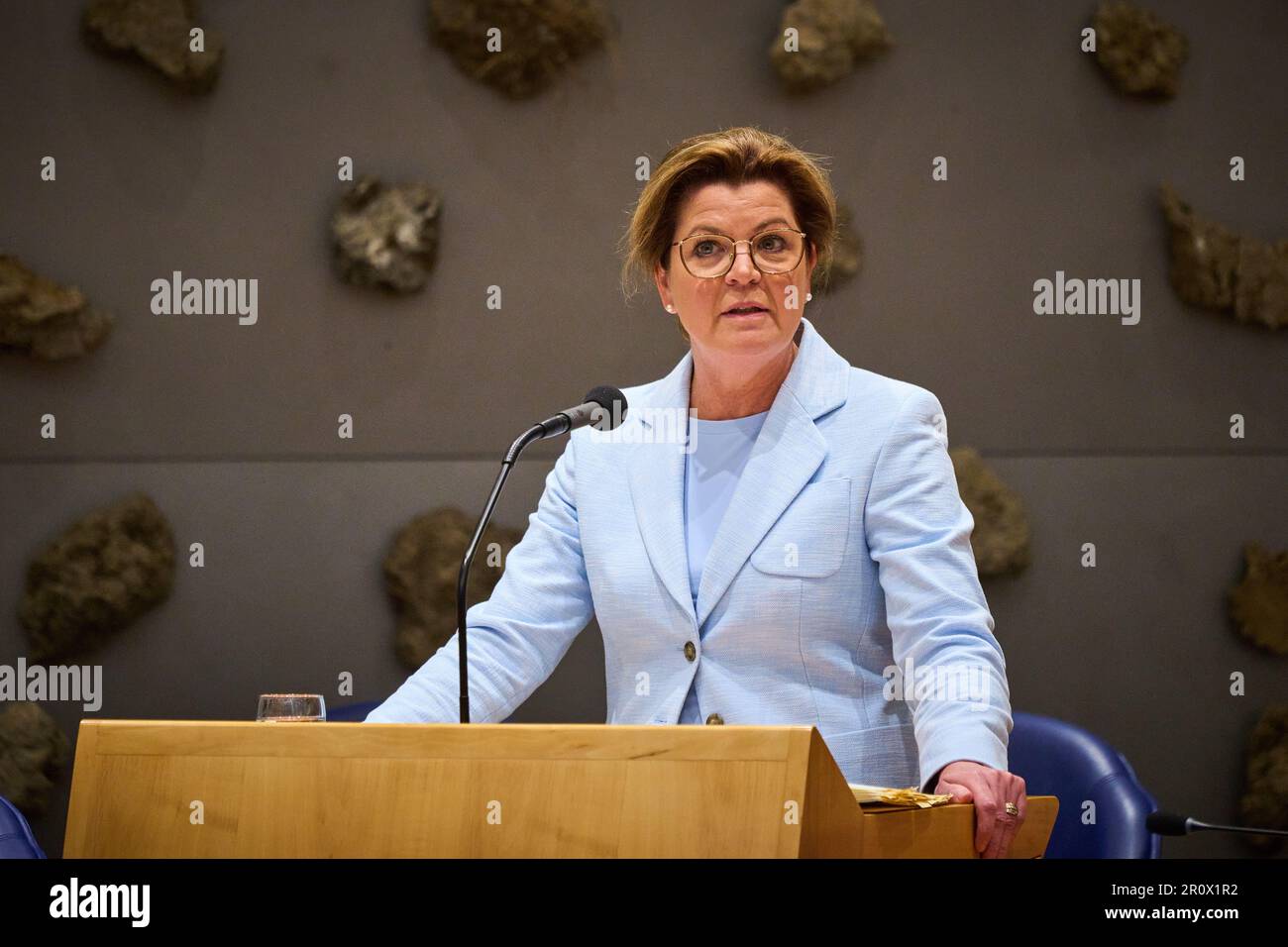 LA HAYE - la ministre Christianne van der Wal (nature et azote) au ...