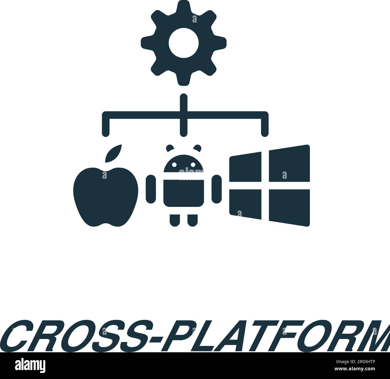 Programmation de windows Banque d'images vectorielles - Alamy