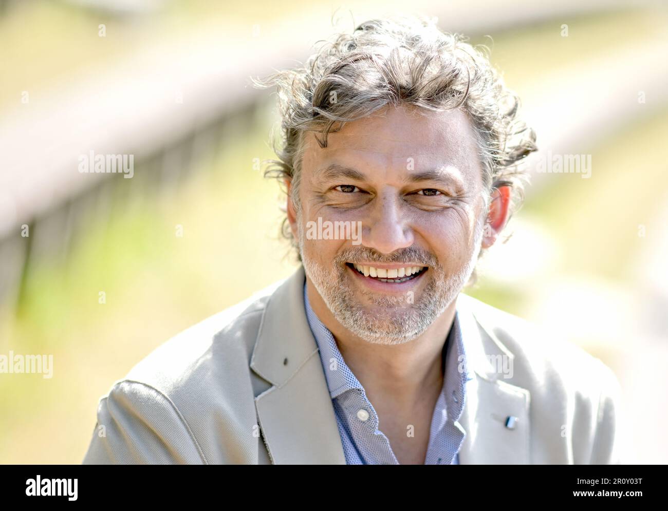 10 mai 2023, Berlin: Jonas Kaufmann, chanteur d'opéra, pendant un ...