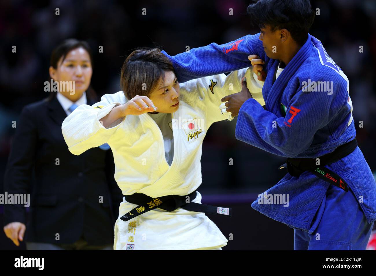 Doha, Qatar. 10/05/2023, stade Ali Bin Hamad Al Attiyah, Doha (Qatar). 10th mai 2023. (G-D ...