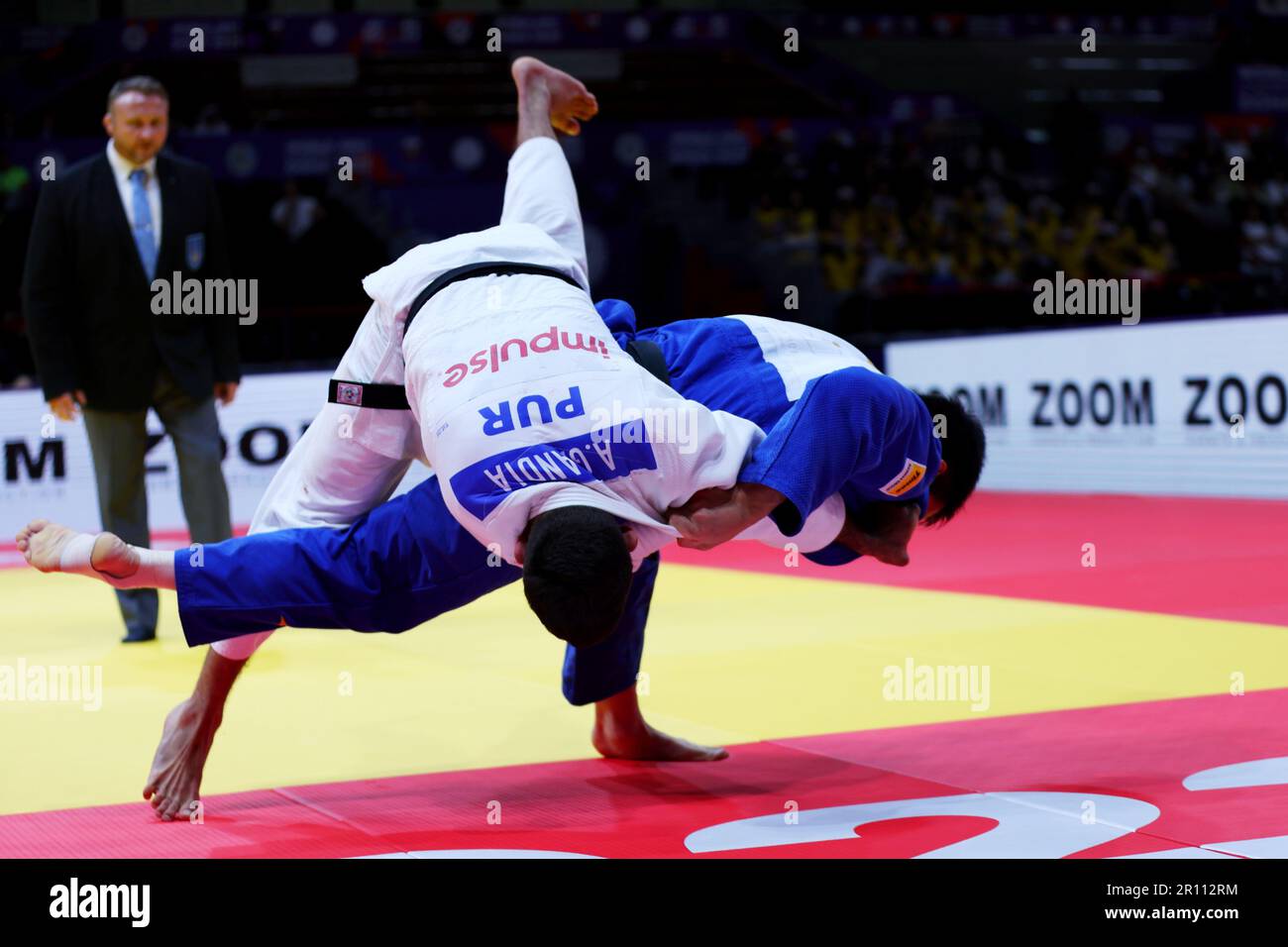 Doha, Qatar. 10/05/2023, stade Ali Bin Hamad Al Attiyah, Doha (Qatar). 10th mai 2023. (G-D ...