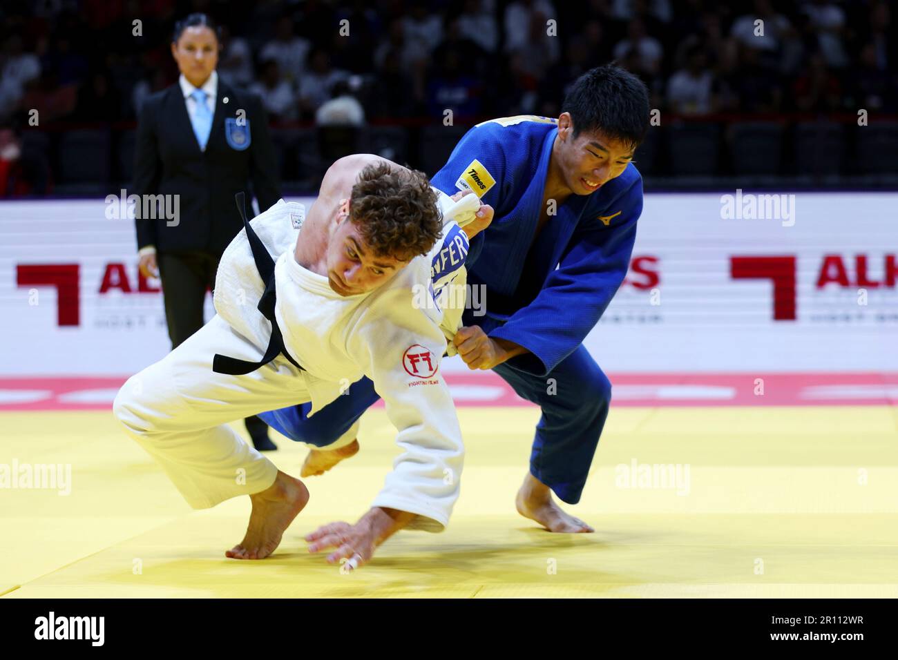 Doha, Qatar. 10/05/2023, stade Ali Bin Hamad Al Attiyah, Doha (Qatar). 10th mai 2023. (G-D ...