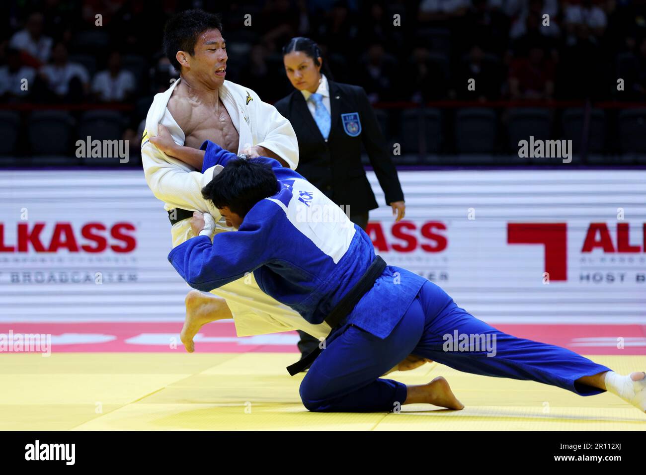 Doha, Qatar. 10/05/2023, stade Ali Bin Hamad Al Attiyah, Doha (Qatar). 10th mai 2023. (Haut-bas ...