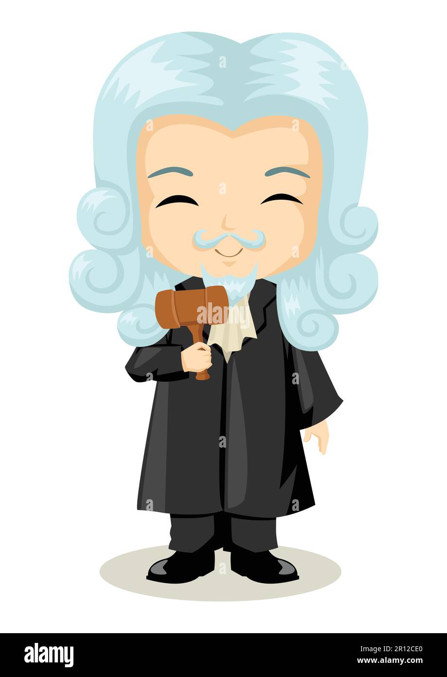 Juge francais Banque d'images vectorielles - Alamy